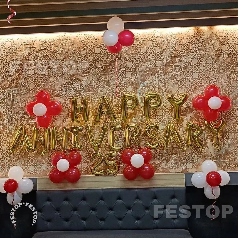 Simple 25th Anniversary Decor | FESTOP